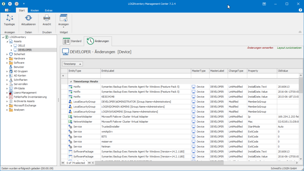 Netzwerk-Inventarisierung und Lizenzmanagement - LOGINventory